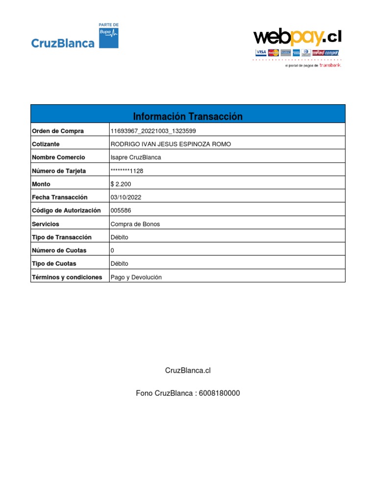 Print Transaccion | PDF