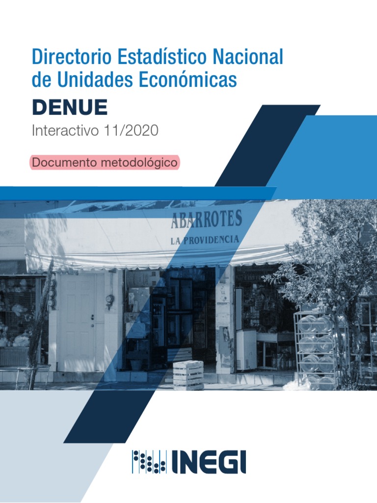 Metodologia DENUE | PDF | México | Ciudad