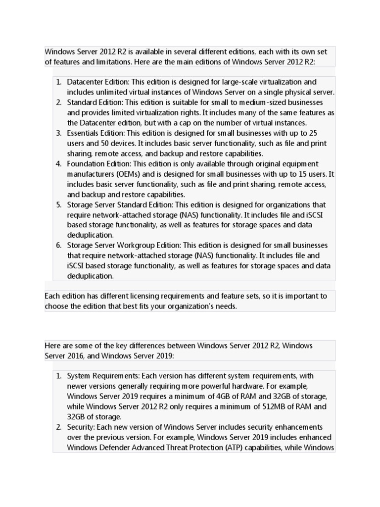 Windows Server 2012 R2 | PDF | Microsoft Windows | Virtualization