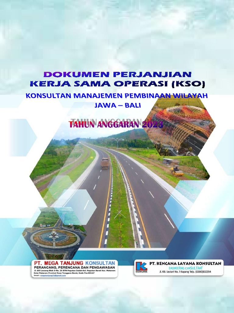 Dokumen KSO - Konsultan Manajemen Pembinaan Wilayah Jawa Bali | PDF