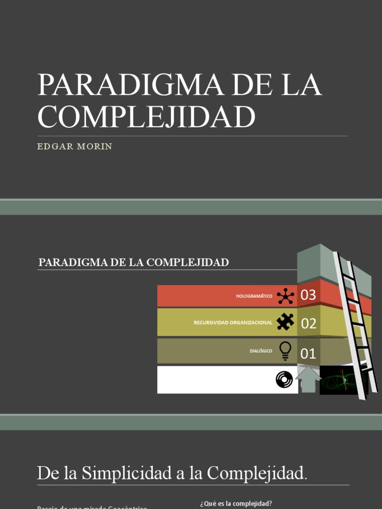 Paradigma de La Complejidad | PDF | Complejidad | Epistemología