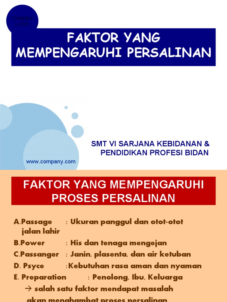 Faktor Yang Mempengaruhi Persalinan | PDF