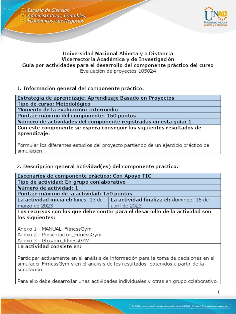 Guía para El Desarrollo Del Componente Práctico - Unidad 2 - Fase 3 - Componente Práctico ...