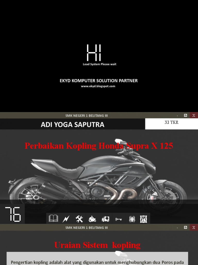 KOPLING SUPRA Adi Yoga Saputra | PDF