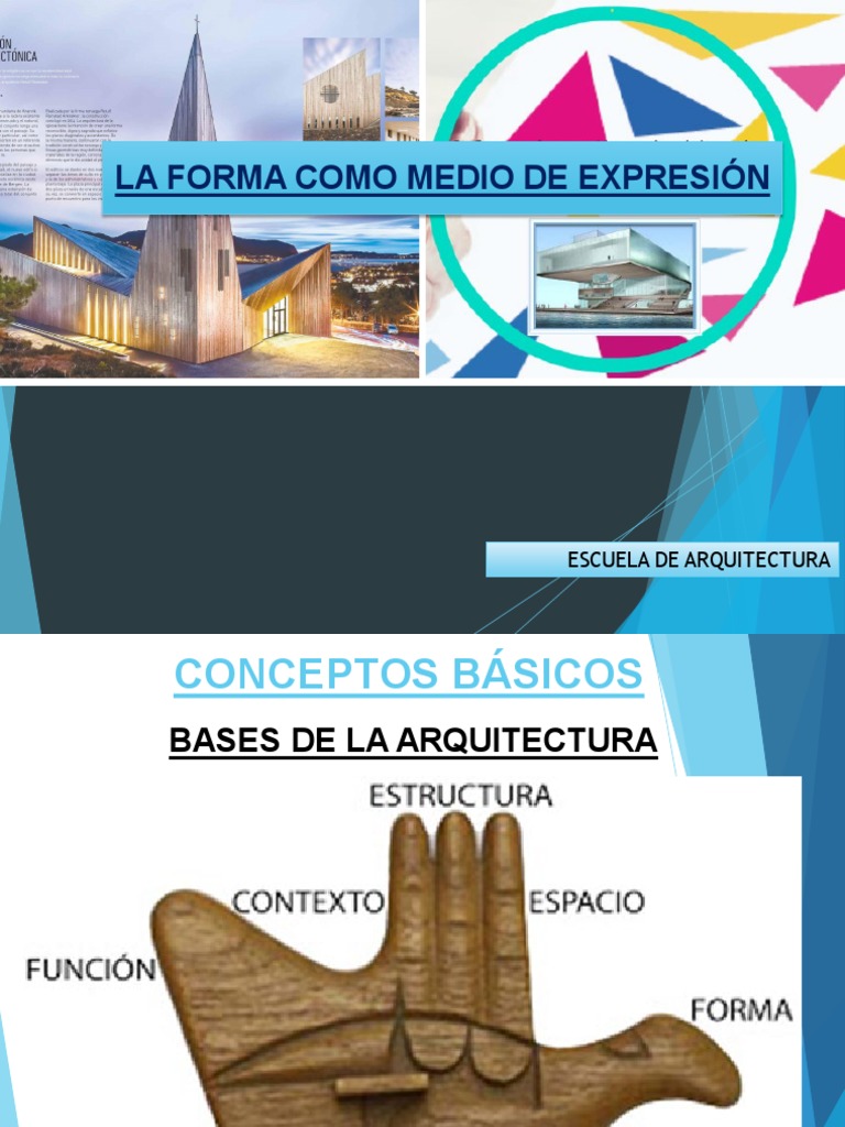 La forma como medio de expresión arquitectónica: conceptos básicos ...