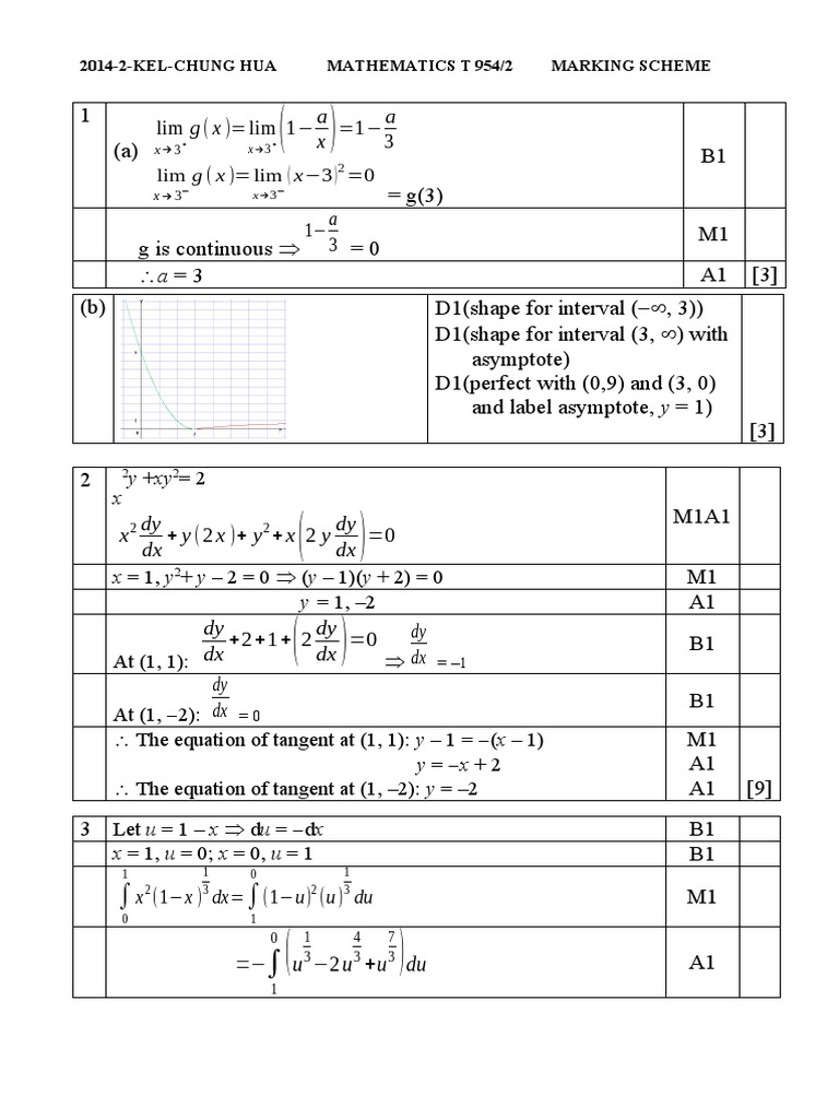 2014-2-Kelantan-Chung Hua-A | PDF | Mathematics | Analytic Geometry