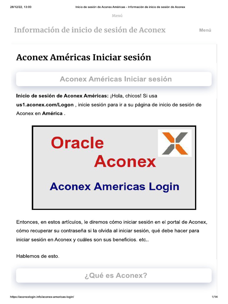 Aconex | PDF