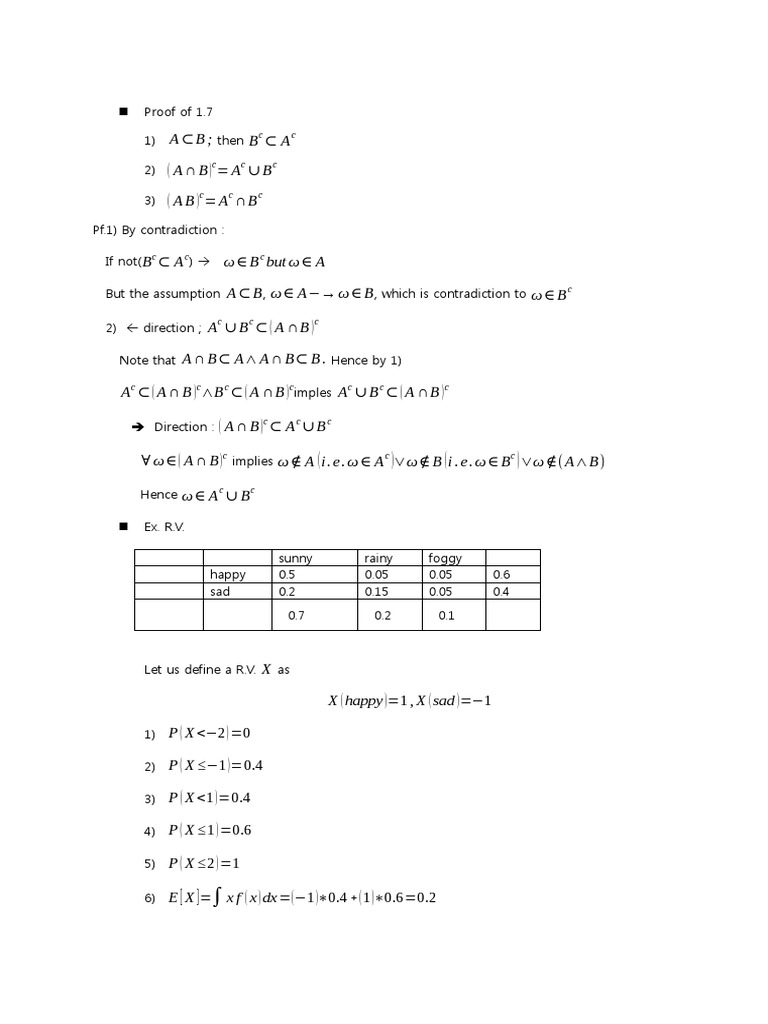 2022 Week 2 Supplement | PDF | Probability Density Function | Mathematics