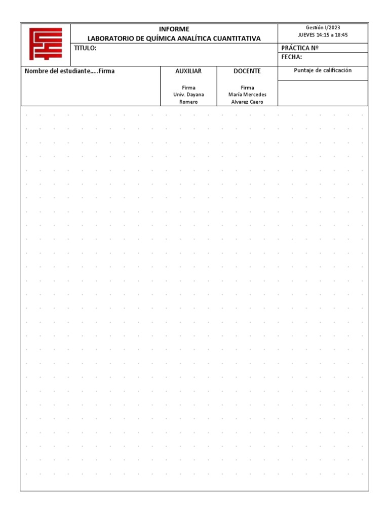 Formato de Informe | PDF