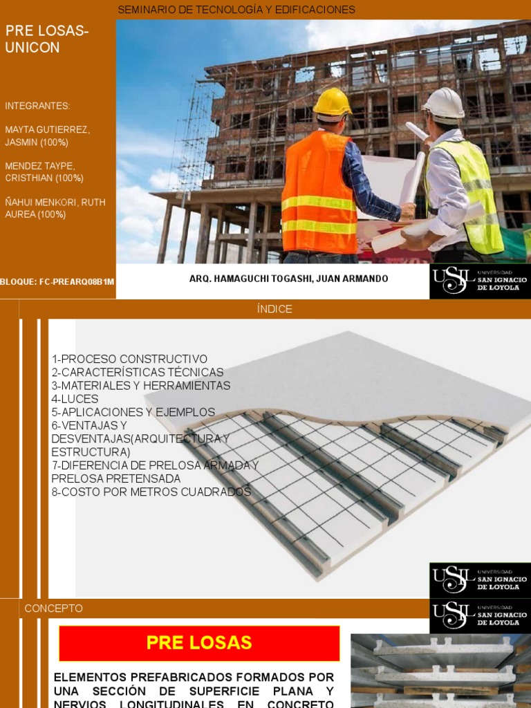 Prelosas Prefabricadas: Ventajas y Usos | PDF | Hormigón | Hormigón ...