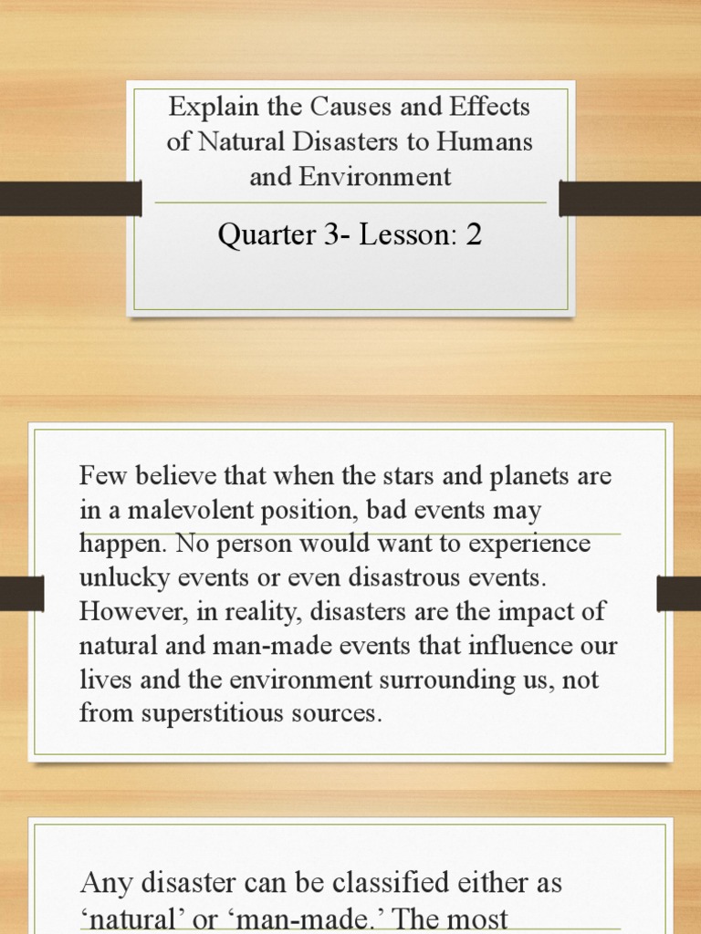 Envi Sci Lesson 2 | PDF | Flood | Natural Disasters