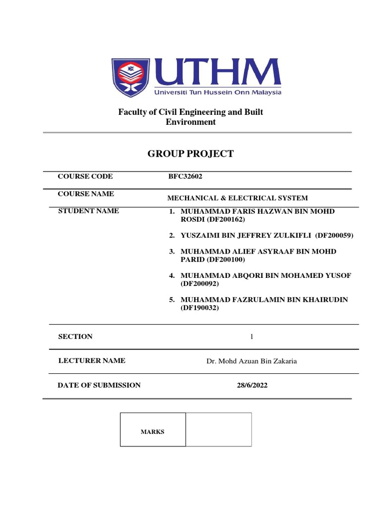 Project Report Group 4 | PDF | Ventilation (Architecture) | Air ...