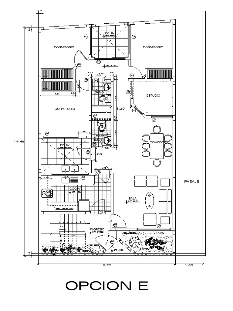 Arquitectura Planta - Model E | PDF