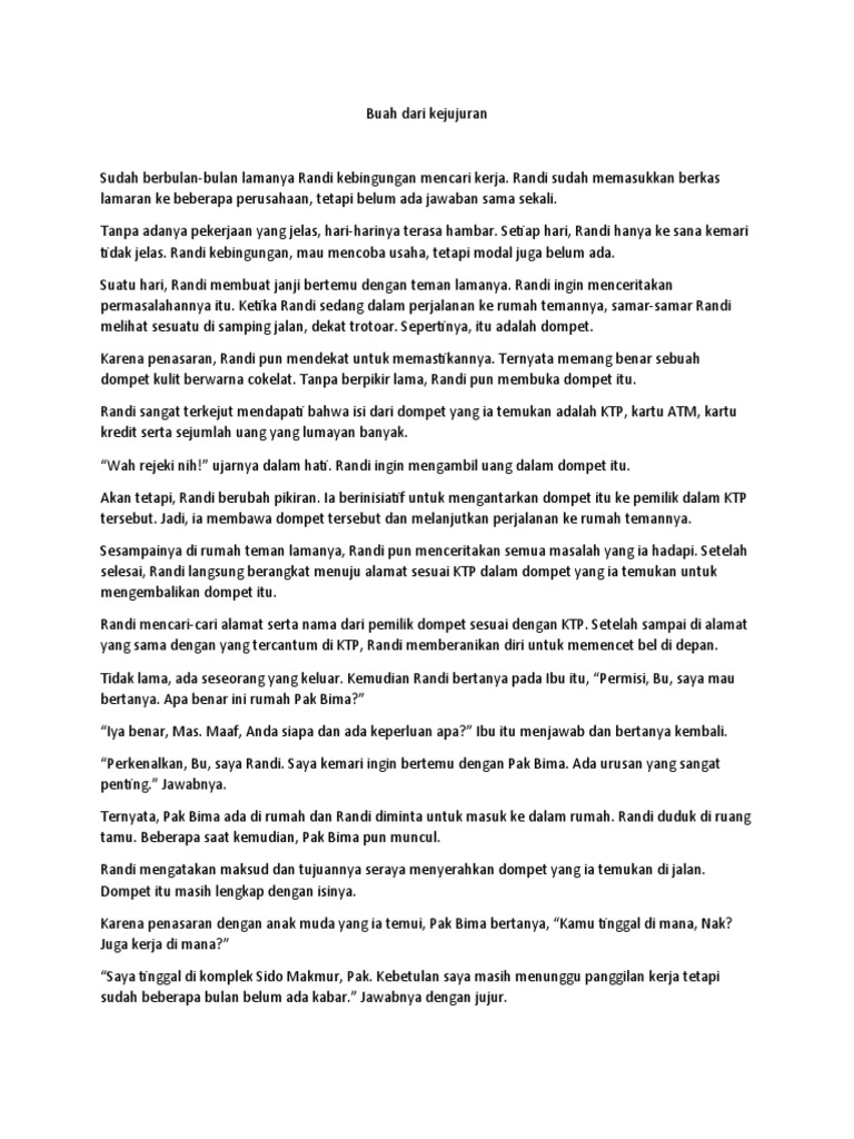 contoh cerpen | PDF