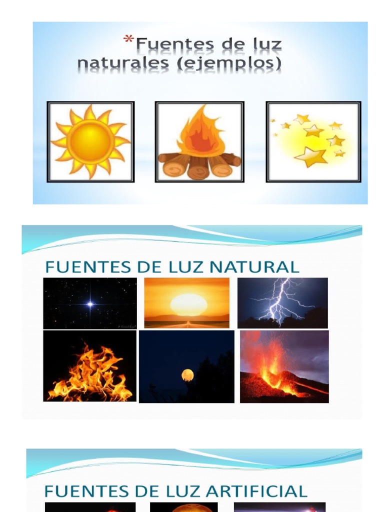 Imagenes Luz Natural y Artificial | PDF