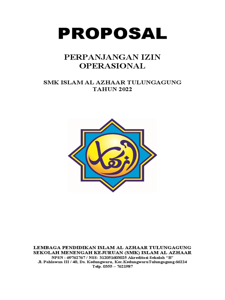 Proposal: Perpanjangan Izin Operasional | PDF