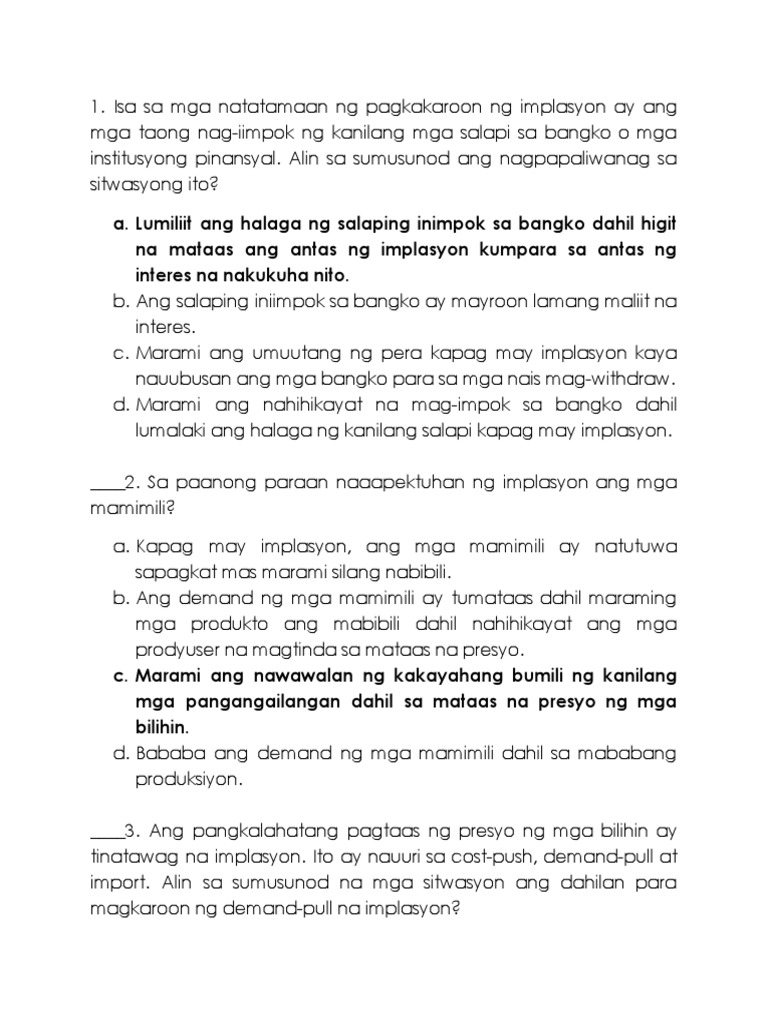 3Q AP 9 - Reviewer | PDF