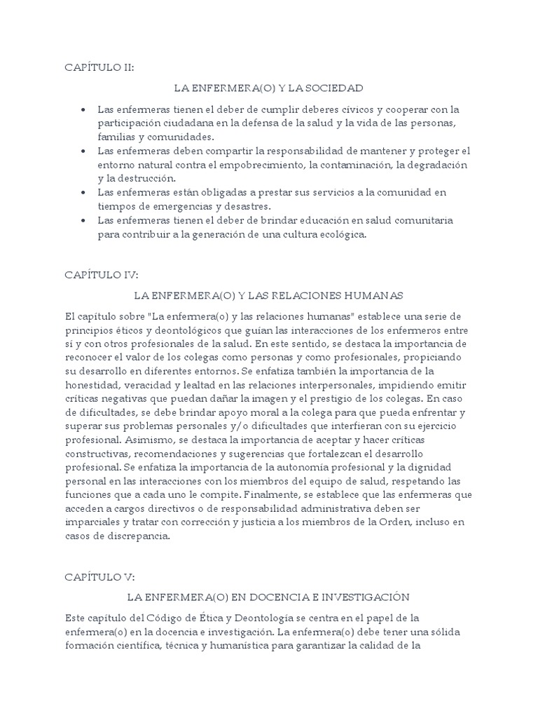 Resumen de Los Capitulos 2,4,5 Del Libro | PDF | Enfermería | Enseñando