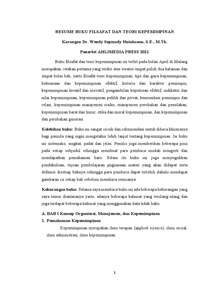 RESUME KPI (Atika Mutia Sari) | PDF