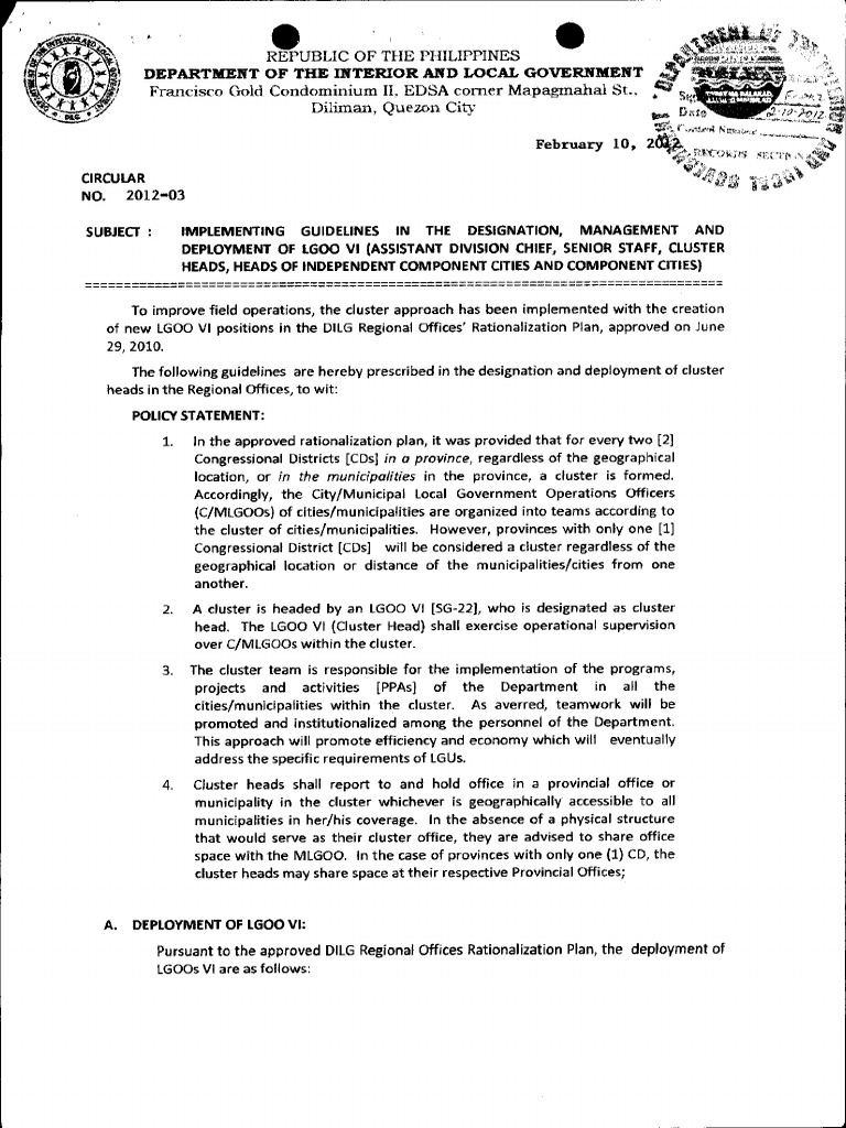 DILG Memo - Circular 2012328 A4569d7ecf | PDF | Governance | Capacity ... DILG Memo - Circular 2012328 A4569d7ecf | PDF | Governance | Capacity ...