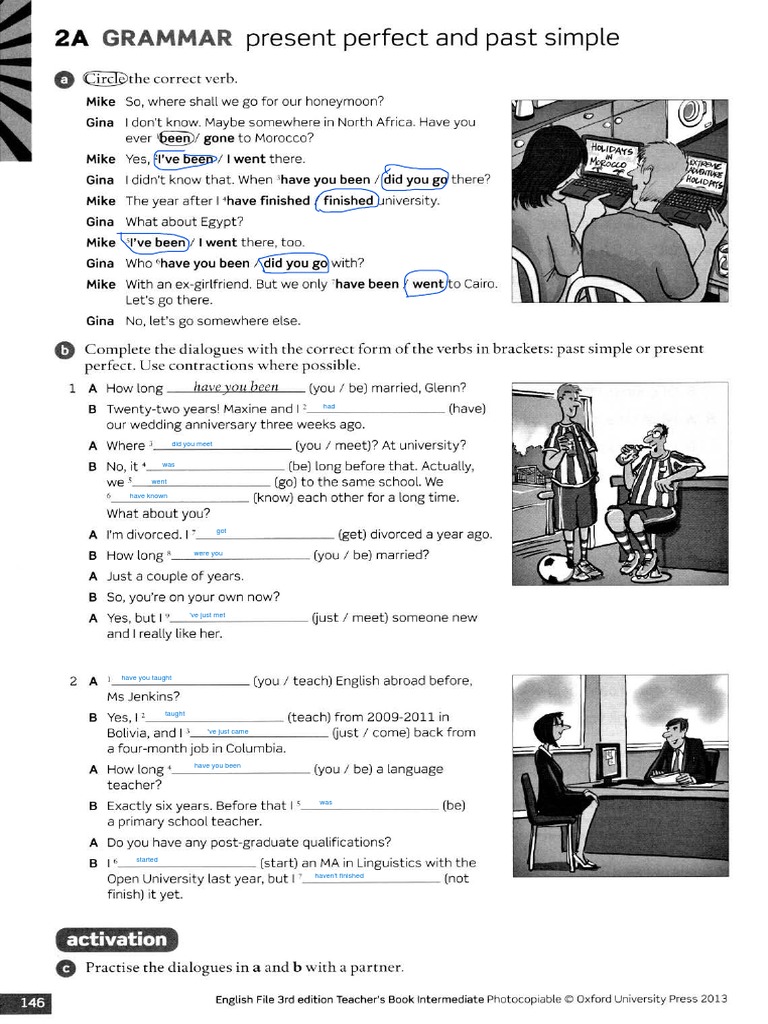 Past Simple Vs Present Perfec | PDF | Cognitive Science | Human Communication