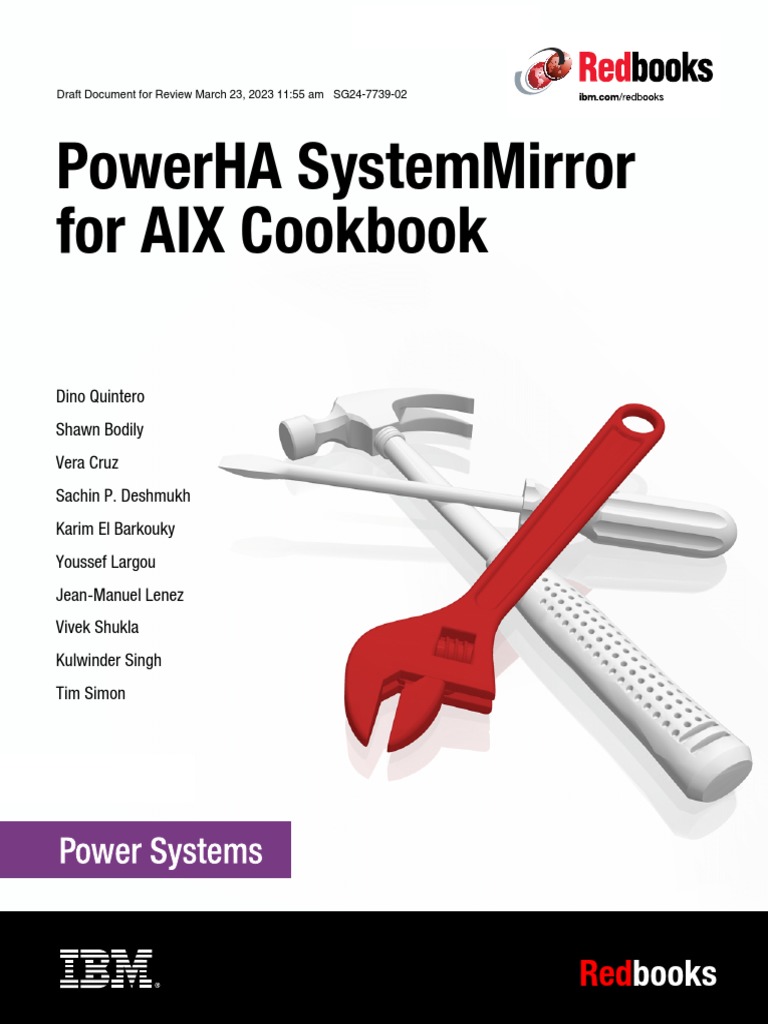 Powerha Systemmirror For Aix Cookbook: Books | PDF | Computer ...