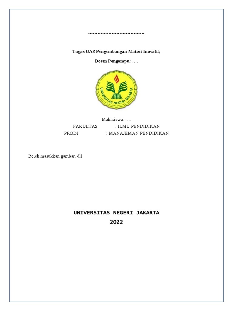 Contoh Tugas UAS | PDF