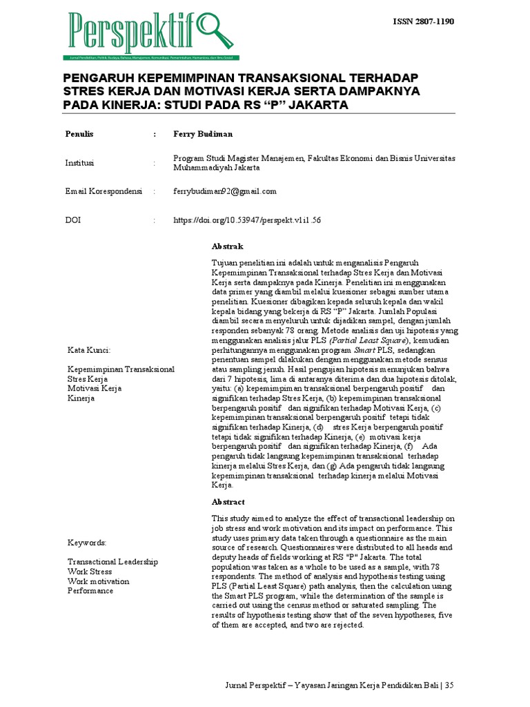 KEPEMIMPINAN TRANS | PDF