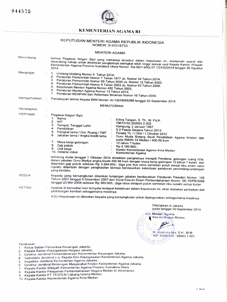 SK Pangkat | PDF
