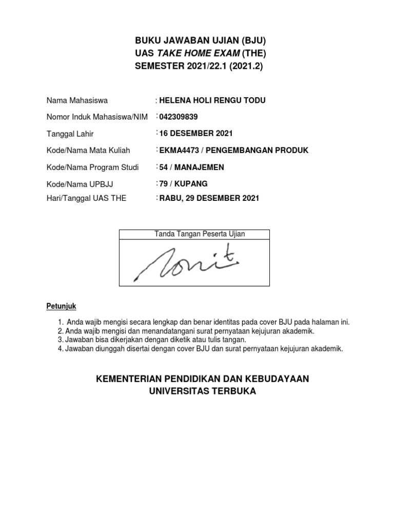 Bju Ekma4473 Pengembangan Produk | PDF