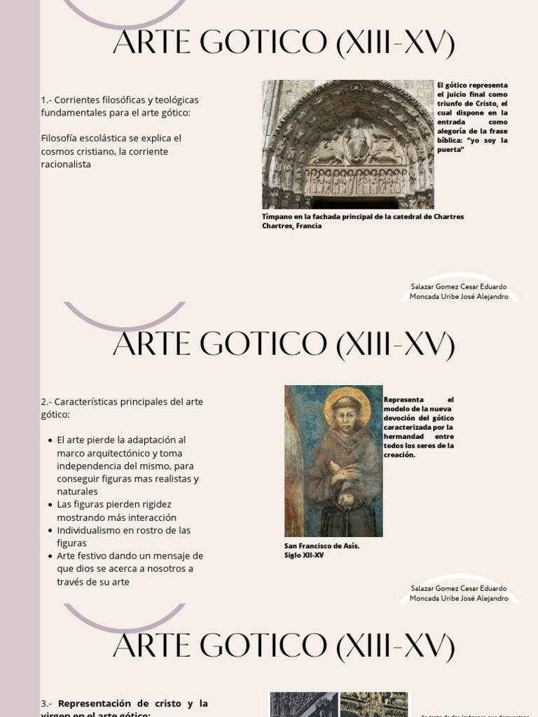 Arte Gotico | PDF | Cristo (título) | Arquitectura gótica