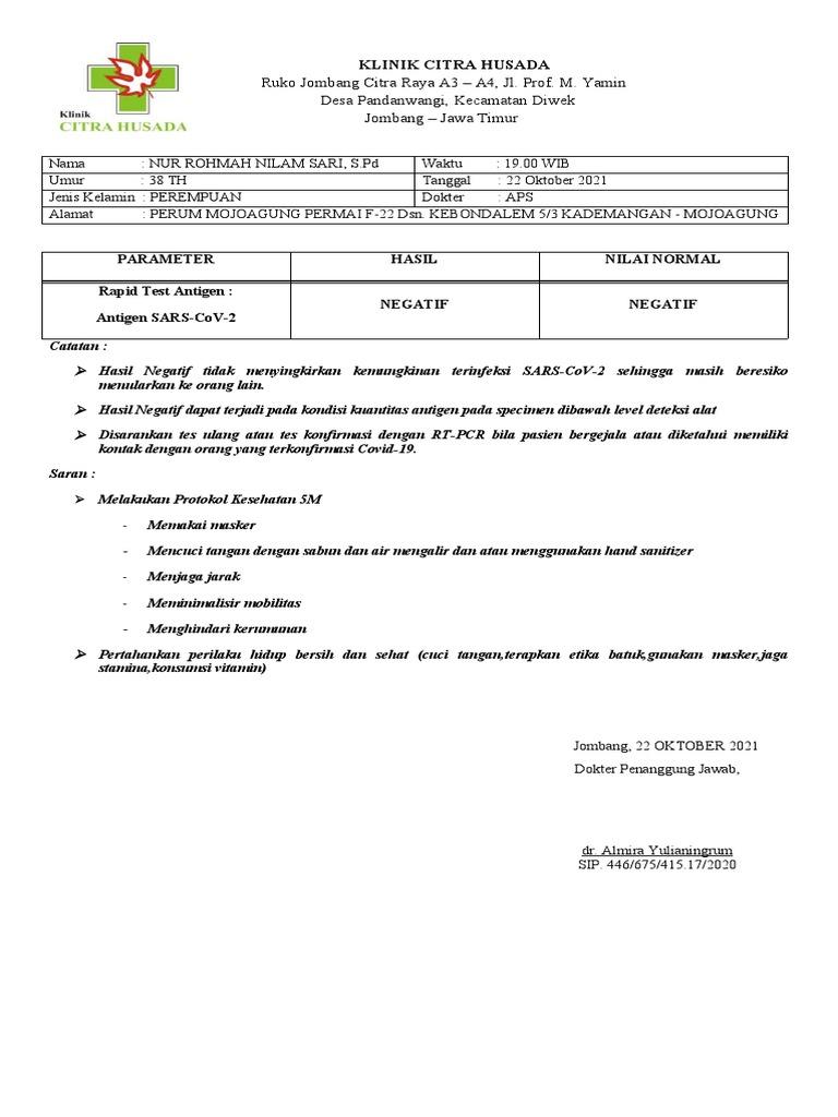 Antigen Nur Rohmah 221021 | PDF
