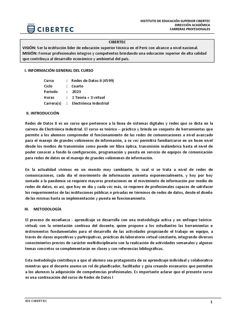 Curso Avanzado de Redes de Datos II | PDF | Enrutador (Computación ...