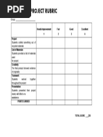 Art Judging Criteria for Grades K-6 | PDF