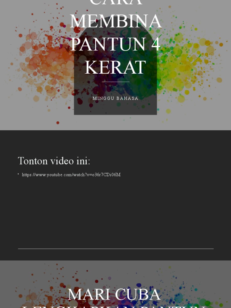 Pantun 4 Kerat | PDF