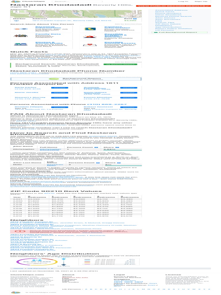 Nastaran Khodadadi: Quick Facts | PDF | Computing