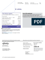 Verizon Bill Statement Example | PDF | Fee | Payments