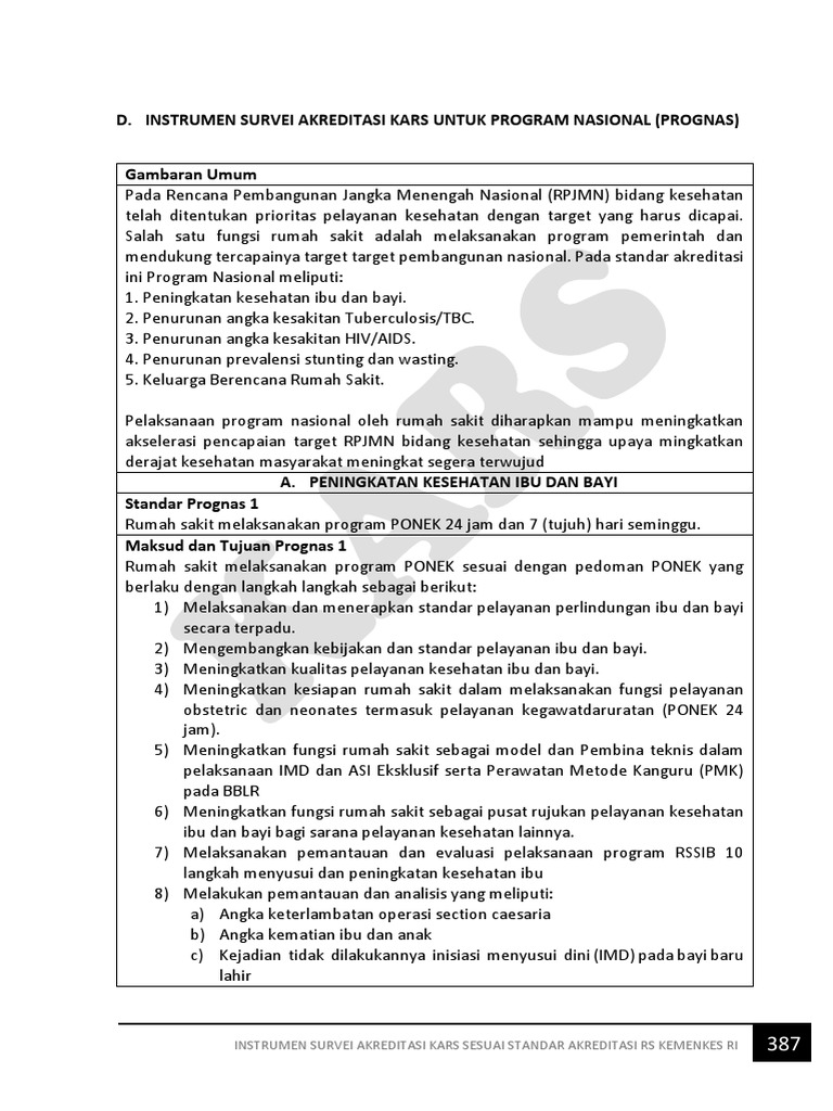 Kesiapan Rumah Sakit dalam Prognas 2024 | PDF