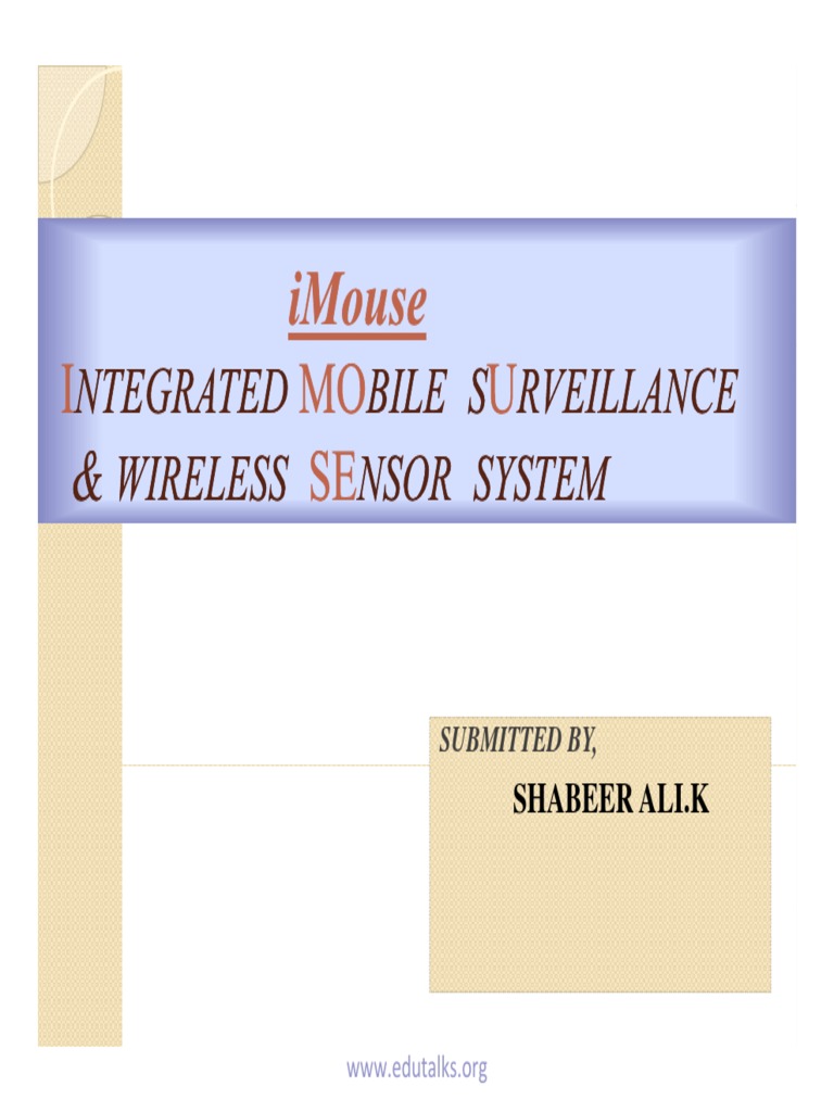 Imouse | PDF | Wireless Sensor Network | Information Technology