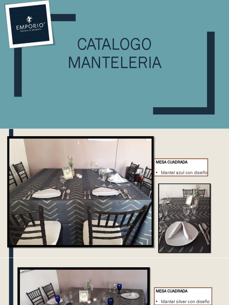 Catalogo Manteleria | PDF