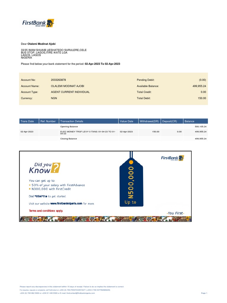 Trans Date Ref. Number Transaction Details Value Date Withdrawal (DR ...