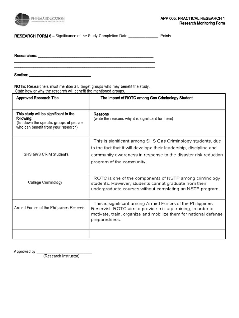 ROTC's Impact on Gas Criminology Students | PDF | Reserve Officers ...