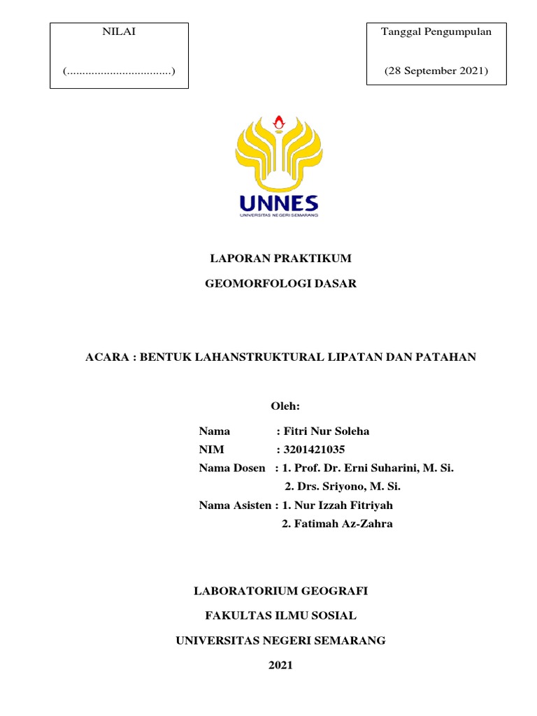 Bentuk Lahanstruktural Lipatan Dan Patahan | PDF Bentuk Lahanstruktural Lipatan Dan Patahan | PDF