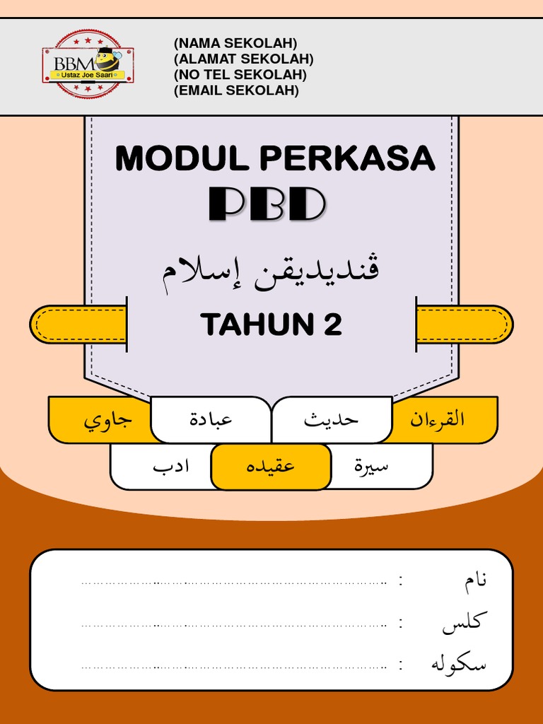 Modul Perkasa PBD Pendidikan Islam Tahun 2 | PDF