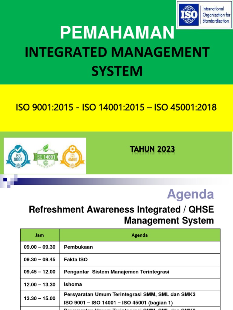 Pemahaman: Integrated Management System | PDF