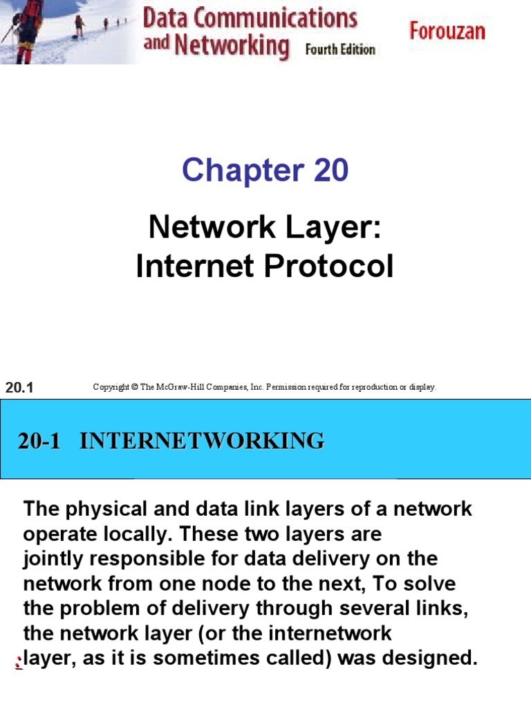 CH 20 | PDF | Internet Protocols | I Pv6