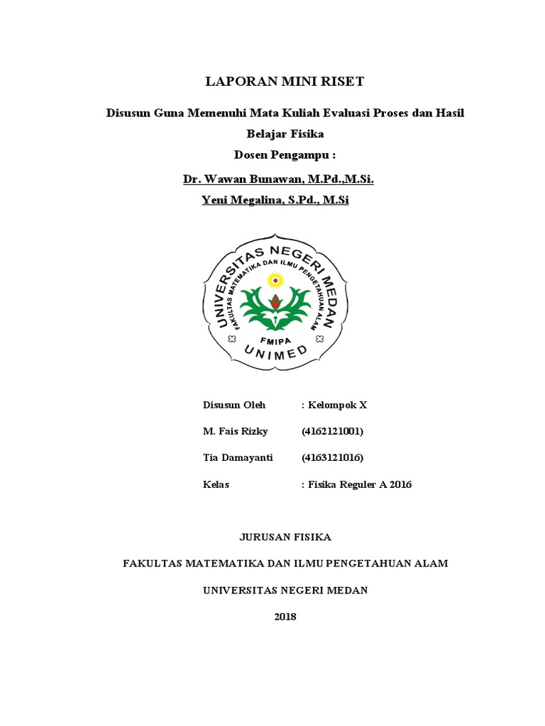 Laporan Mini Riset | PDF