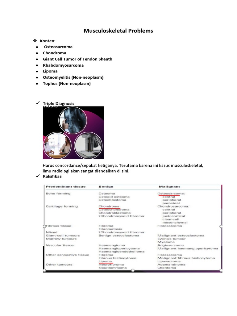 Musculoskeletal Problems | PDF