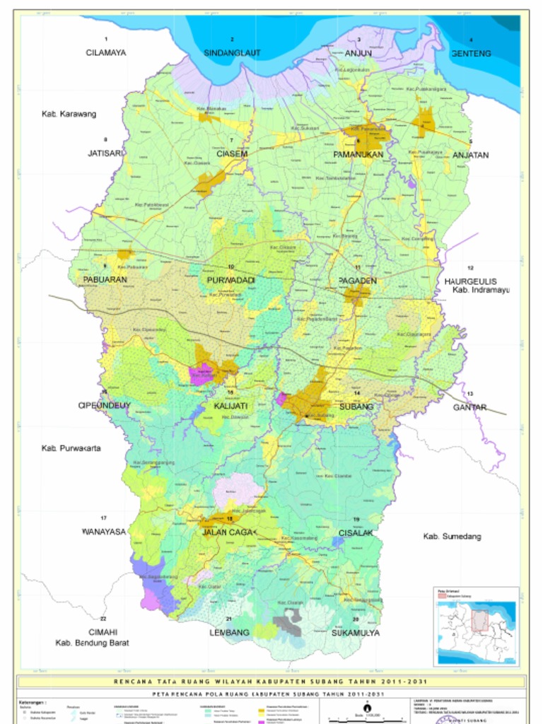 RTRW Kabupaten Subang | PDF