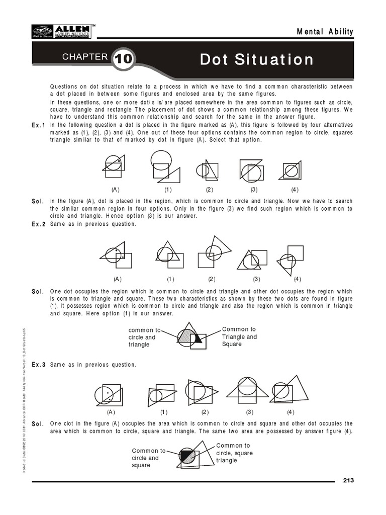 10 - Dot Situation | PDF | Area | Mathematical Objects